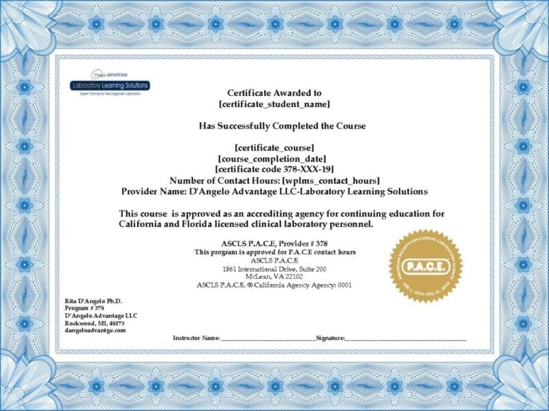 Michigan Certificate Program: How it works | Laboratory Learning Solutions